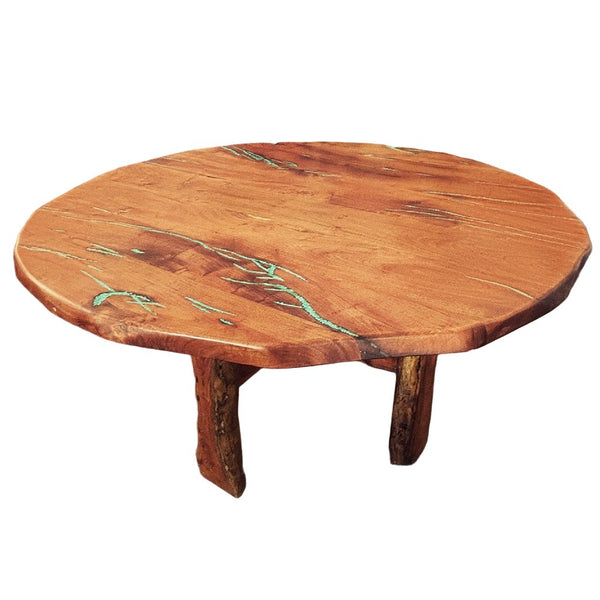 Live Edge Round Dining Table – La Casona Custom Furniture